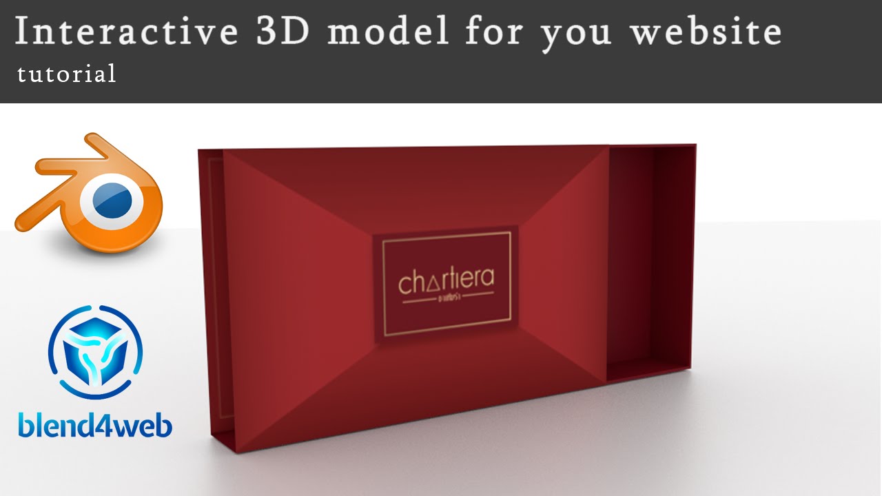 Interactive 3d For Websites Tutorial Blender Blend4web Youtube