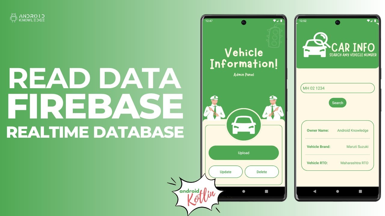Retrieve Data From Firebase Realtime Database In Android Studio Crud