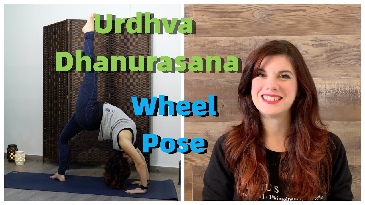 Yoga Pose Urdhva Dhanurasana Wheel Pose 4k
