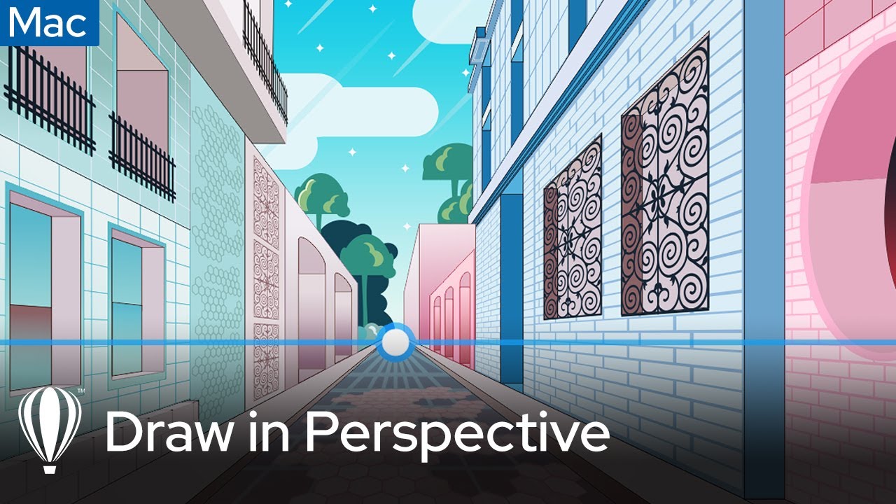 Draw In Perspective Coreldraw For Mac Youtube