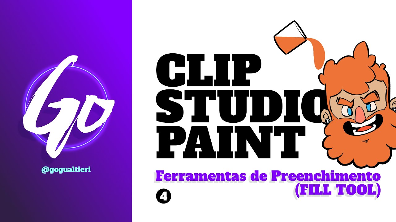 Clip Studio Paint Csp Ferramentas De Preenchimento Fill Tool