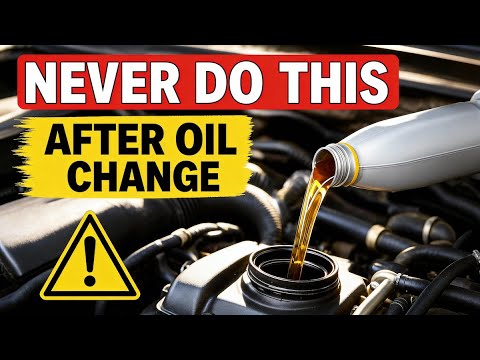 Never Do This After An Oil Change Destroys Your Engine Fast Youtube