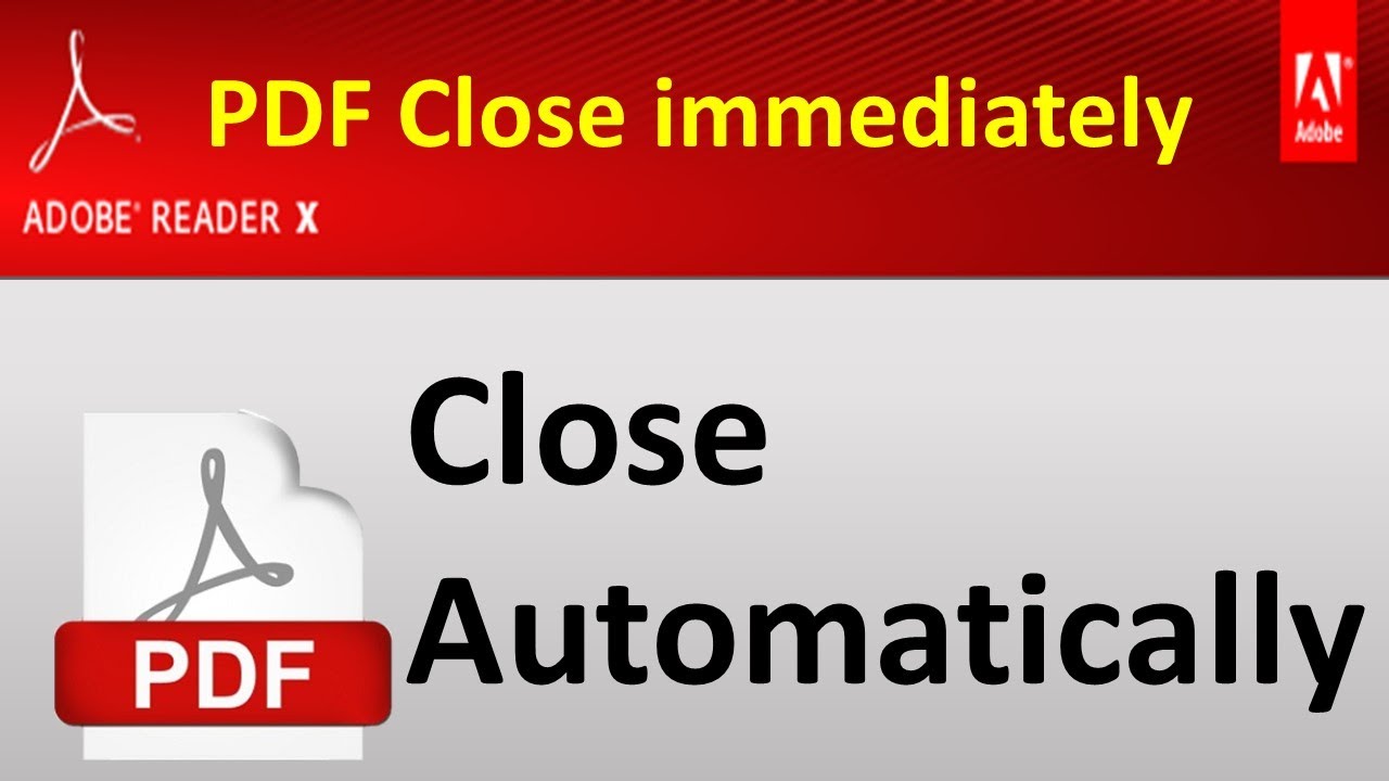 Pdf Close Automatically Fixed How To Fix Pdf Reader Not Working In