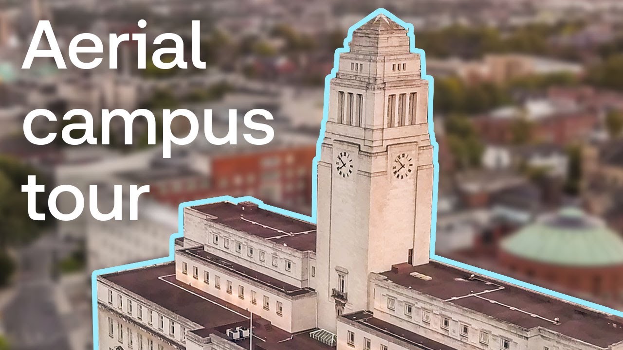 University Of Leeds Aerial Campus Tour Youtube