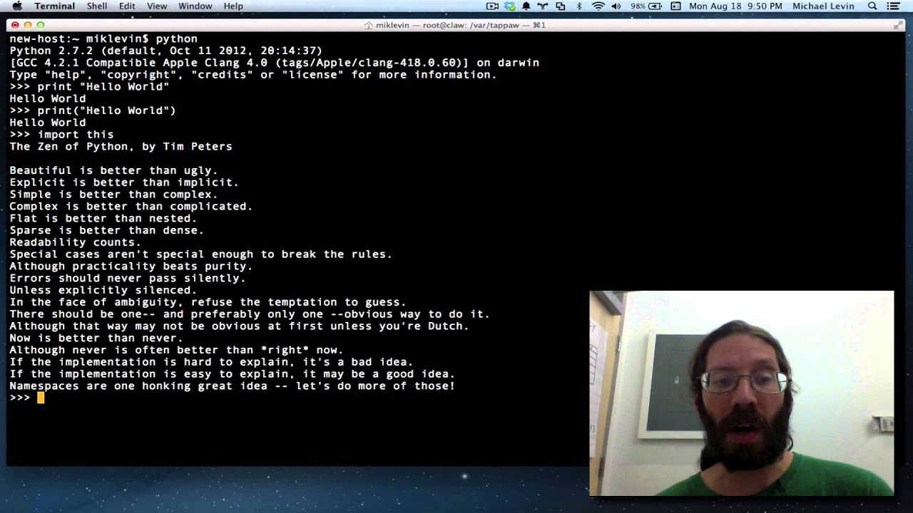 Python Import This Tutorial Youtube