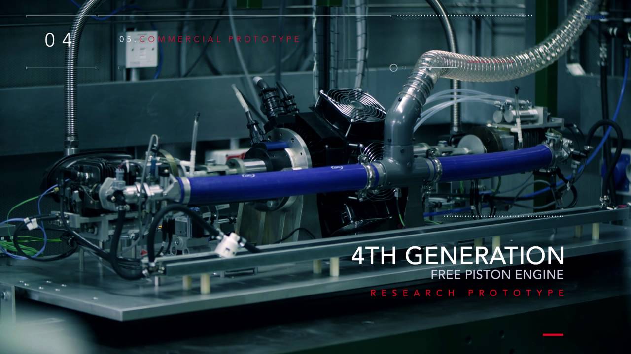 Free Piston Engine Range Extender Technology Youtube