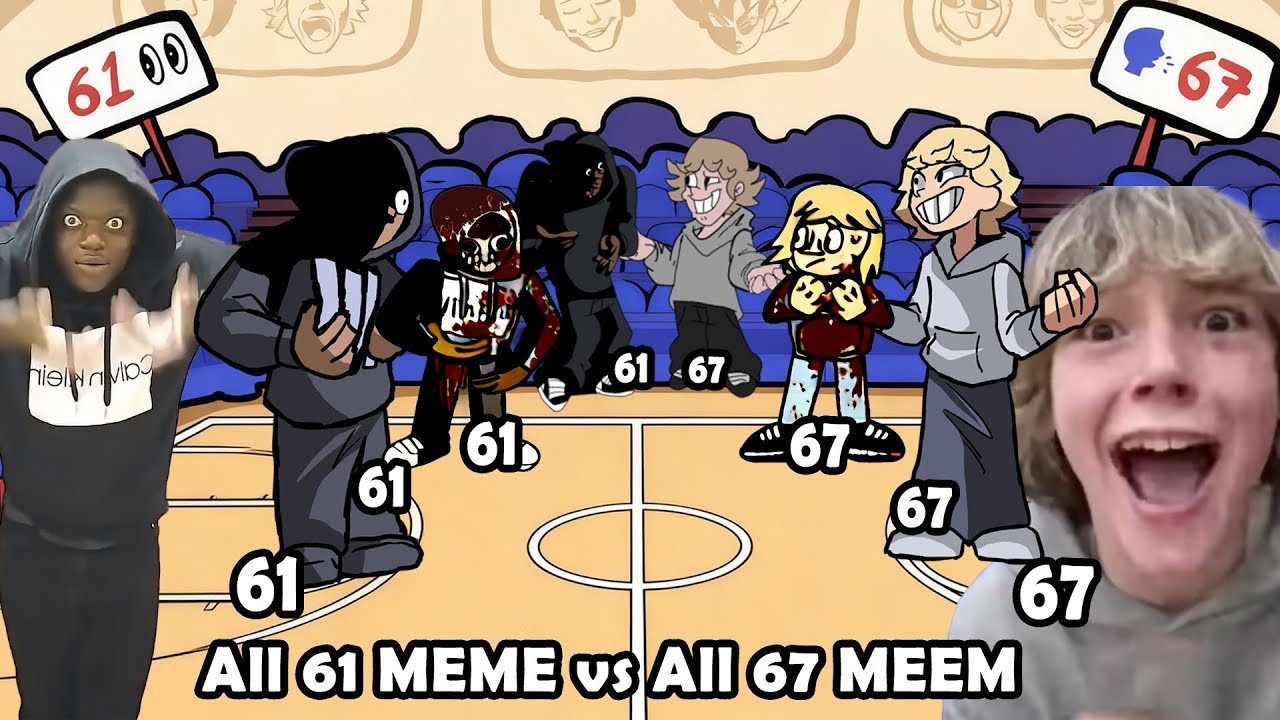 Fnf All 67 Vs All 61 Meme Animation Song Friday Night Funkin 67