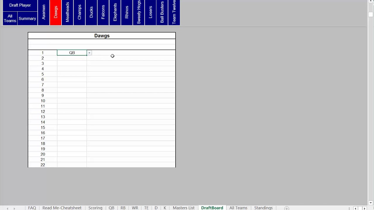 Fantasy Football Snake Draft Cheat Sheet Tastemagazines