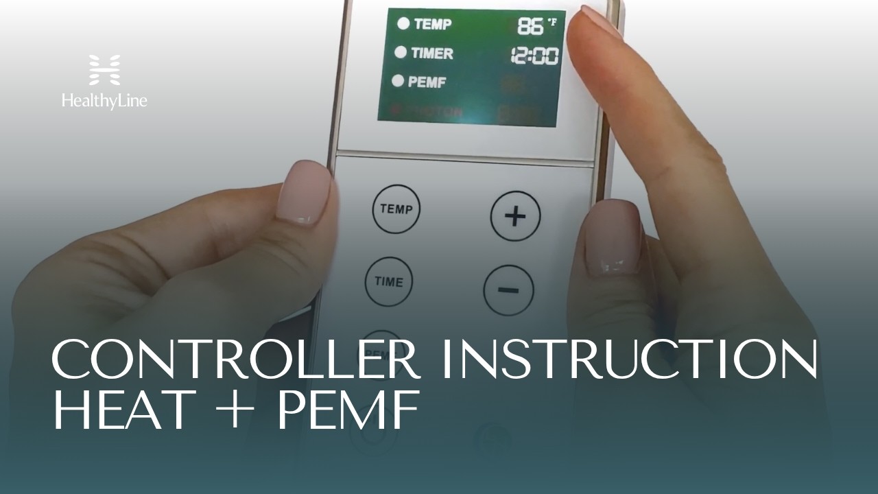 Healthyline Inframat Pro Controller Instruction Heat Pemf Youtube