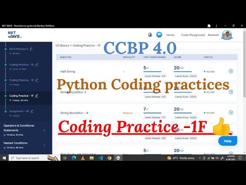 Python Coding Practice 1f Nxt Wave Nxtwave Ccbpacademy Coding