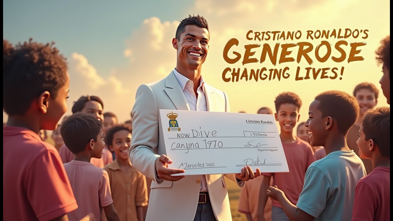 Cristiano Ronaldo S Incredible Charity Work Generous Donations