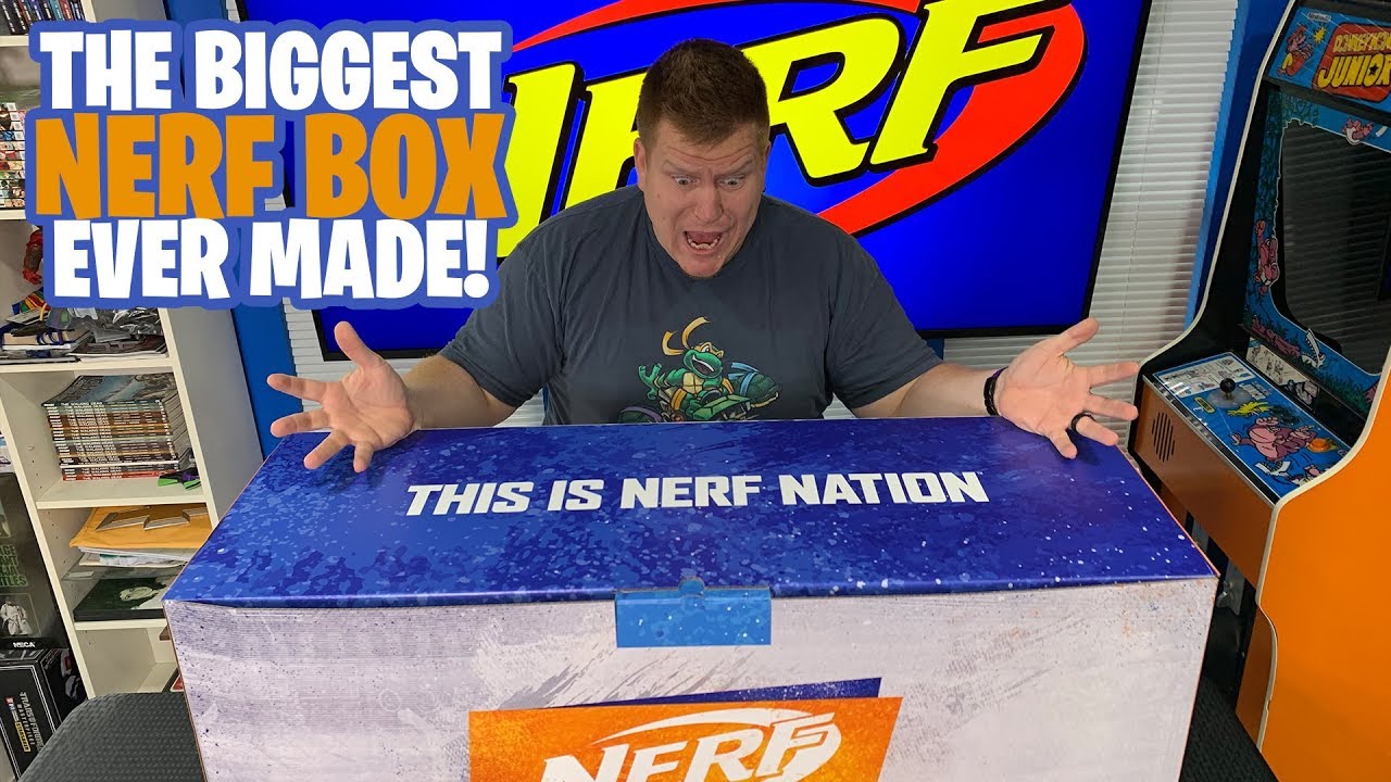 Nerf Machine Gun Box