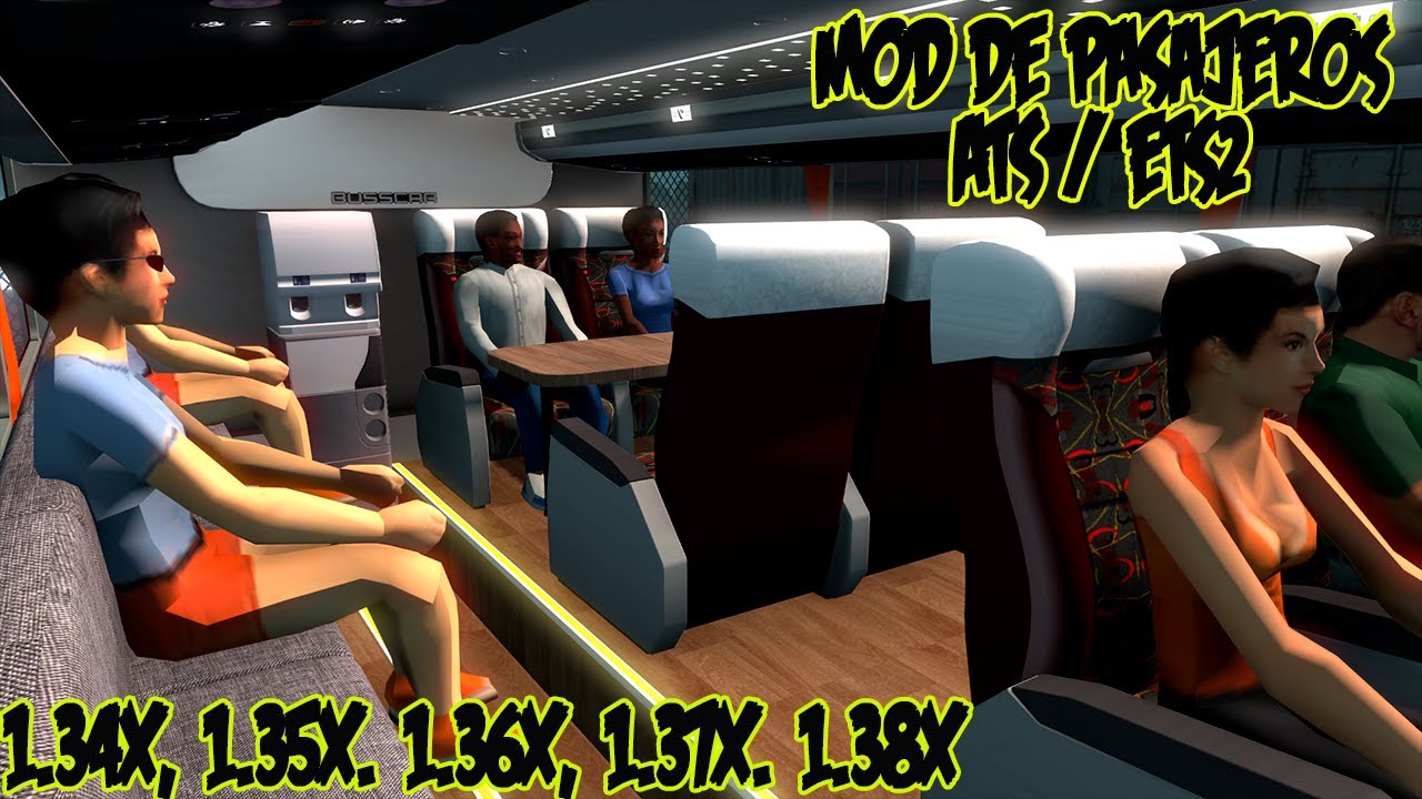 Mod De Pasajeros Para American Truck Simulator 1 38 â Mod Pasajeros Ats
