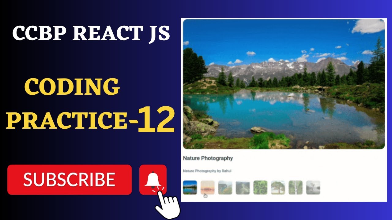 Gallery App Coding Practice 12 React Js Nxtwave Ccbp 4 0 Youtube