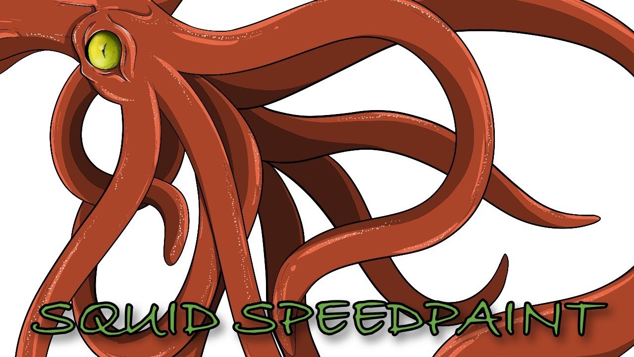 Squid Speed Paint 25 Youtube