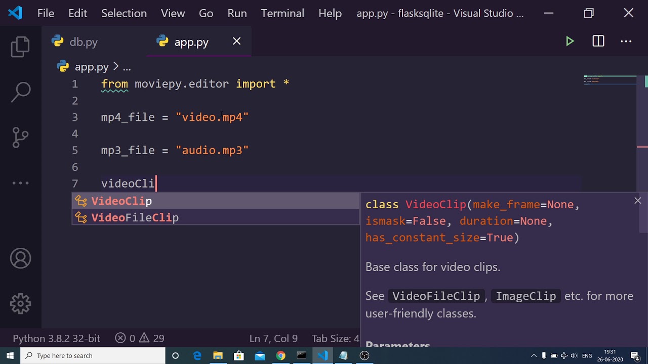 Python Convert Mp4 To Mp3 File Using Moviepy Library Full Project For