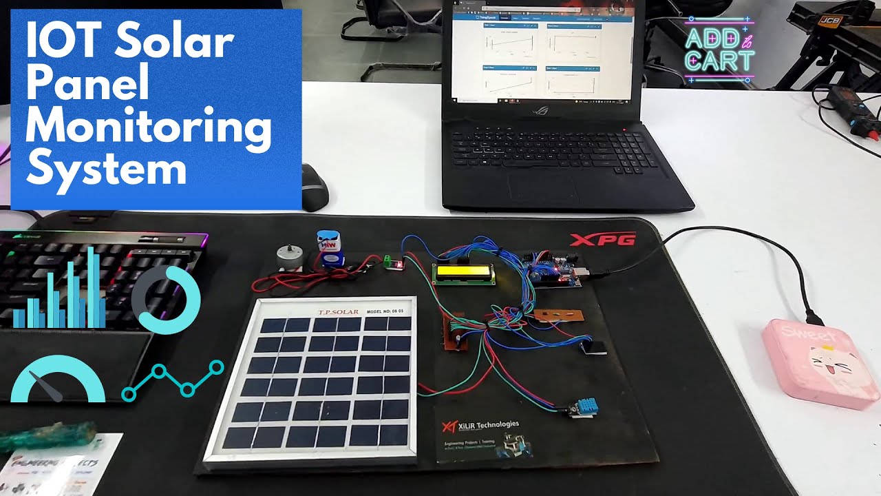 Iot Based Solar Panel Monitoring System Using Arduino Esp8266 Bilarasa 3101