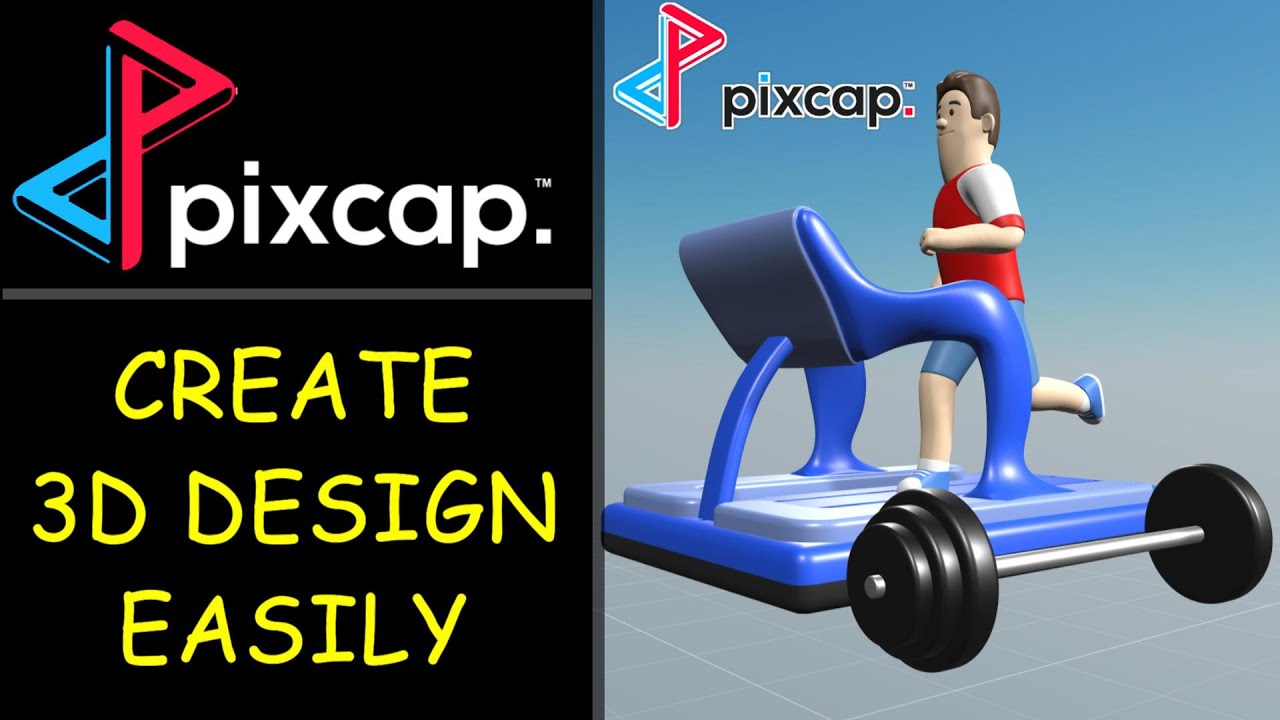 How To Create A 3d Design Easily With Pixcap Youtube