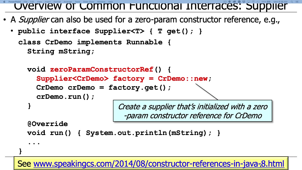 Java Functional Interfaces Supplier Youtube