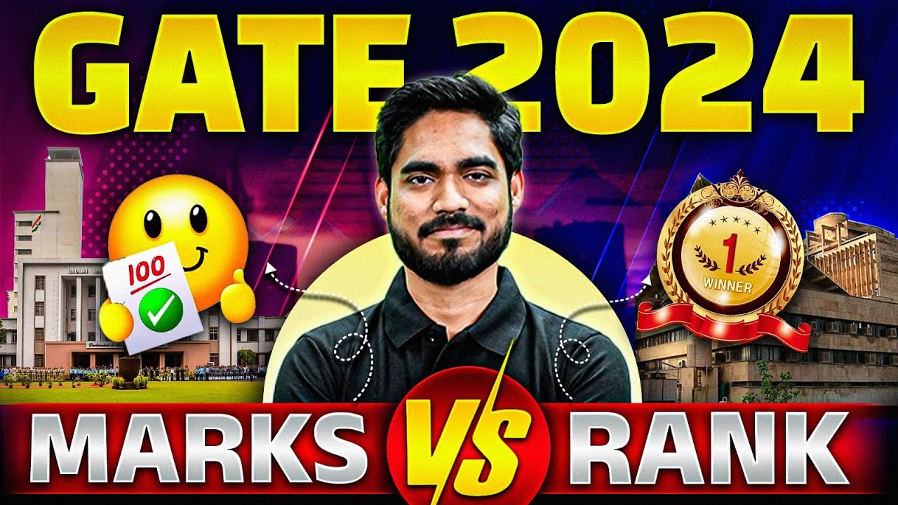 Gate Cse 2024 Marks Vs Rank Upsc