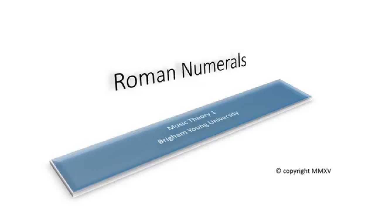 Roman Numerals Youtube