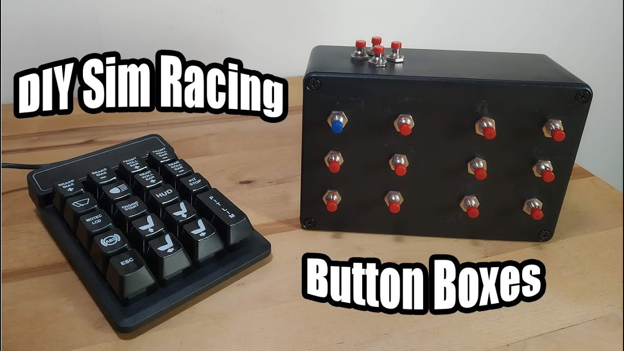 Cheap Easy Diy Button Box Ideas Sim Racing Hardware Youtube