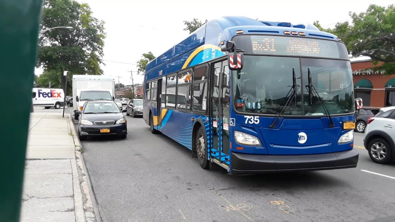 Mta 2017 New Flyer Xn40 S 735 730 Bx31 Buses Youtube