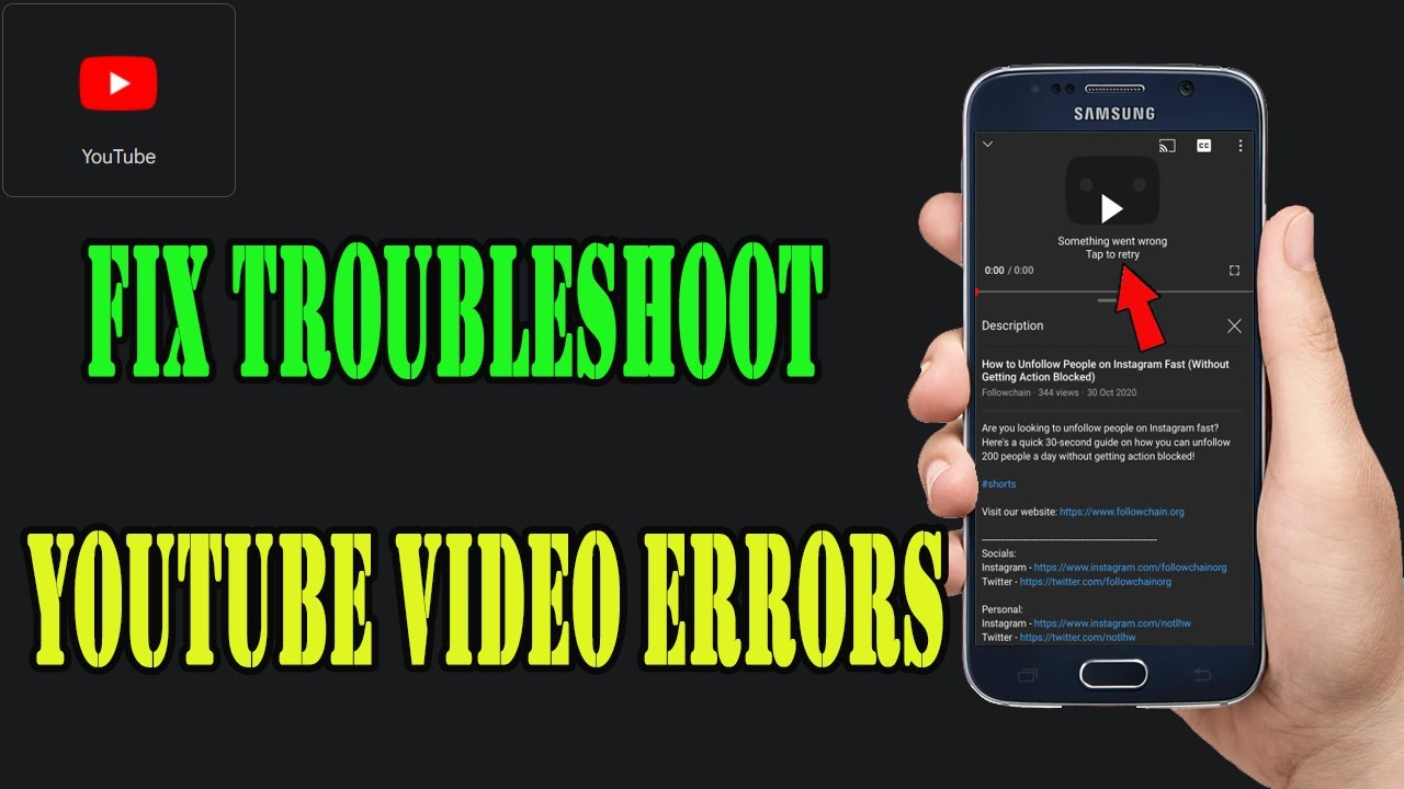 How To Troubleshoot Youtube Video Errors Youtube