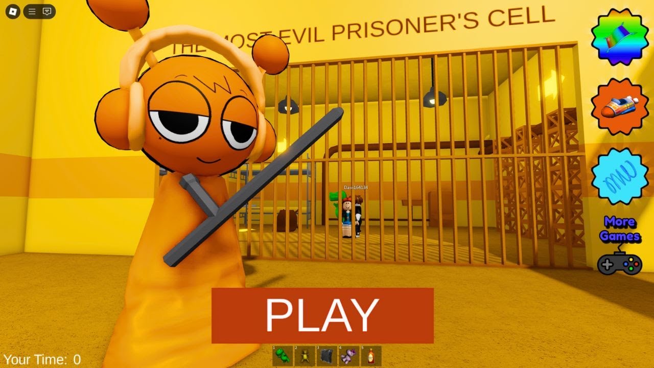 Sprunki Barry S Prison Run Obby Update Youtube