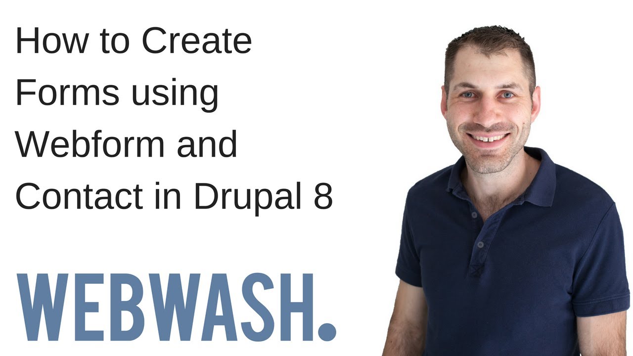 How To Create Forms Using Webform And Contact In Drupal 8 Youtube