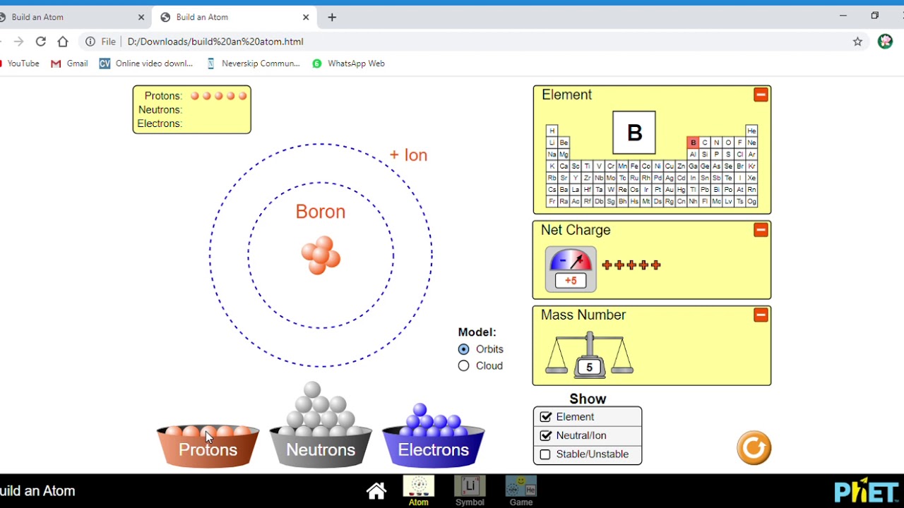 â ªbuild An Atomâ Interactive Simulation Youtube