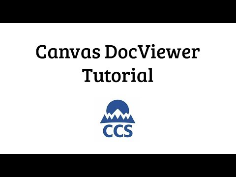Canvas Docviewer Tutorial Youtube