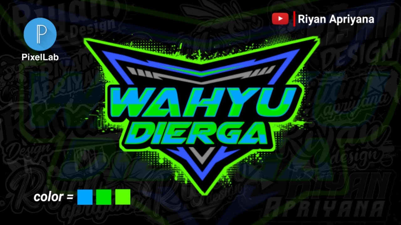 Cara Edit Logo Racing Simple Di Pixellab Youtube