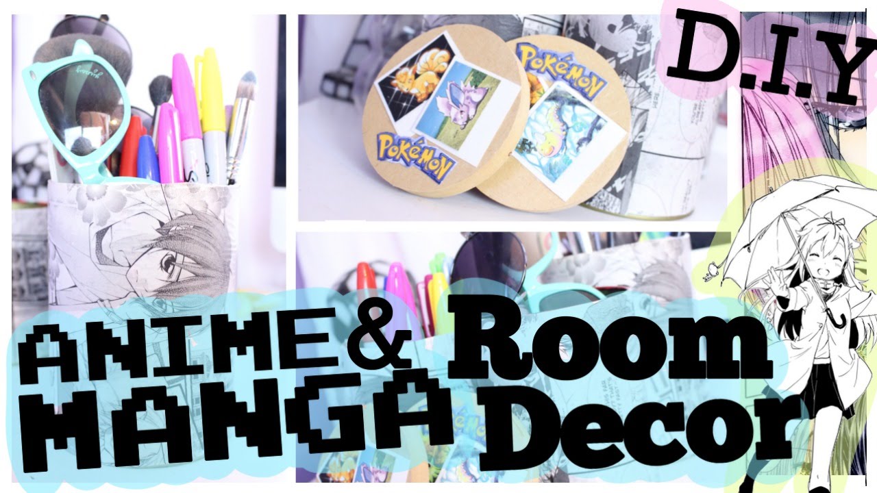 D I Y Anime Manga Room Decor Sammiespeaks Youtube