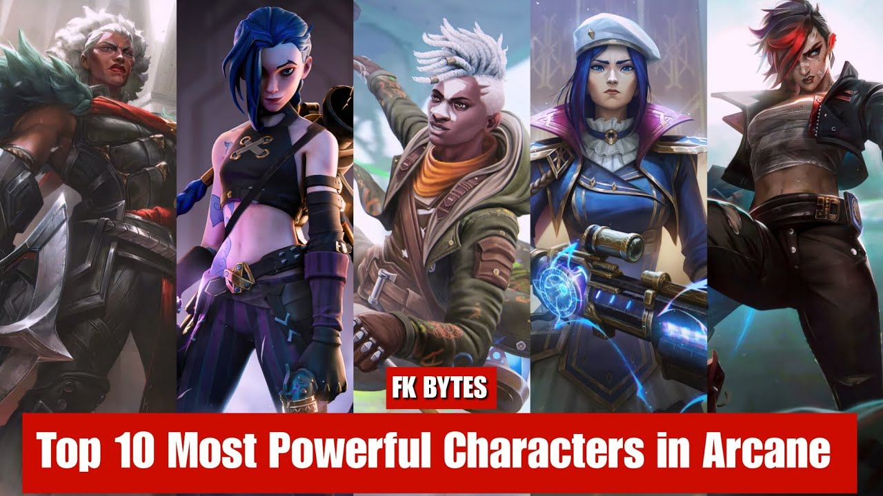 Top 10 Strongest Characters In Arcane Series Netflix S Arcane Series