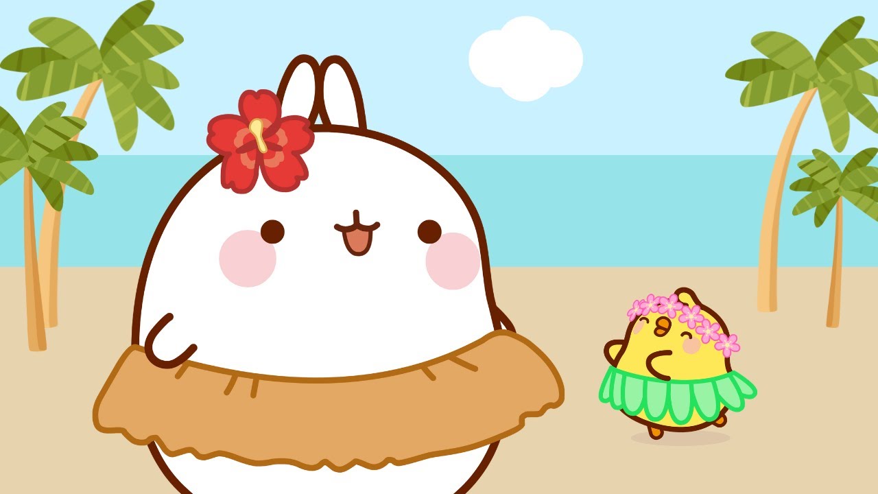 Molang And Piu Piu Trip To Hawaii ёямктшая п Youtube