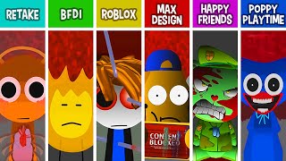 Incredibox Sprunki Retake Vs Bfdi Vs Roblox Vs Poppy Playtime Vs Happy ...