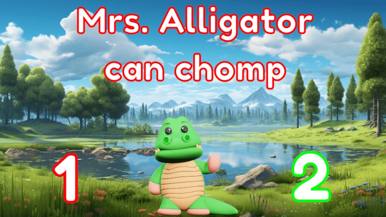 рџђљ Mrs Alligator Can Stomp Learn Greater Numbers Animated