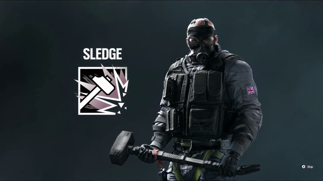 Rainbow Six Siege Sledge Operator Video Youtube