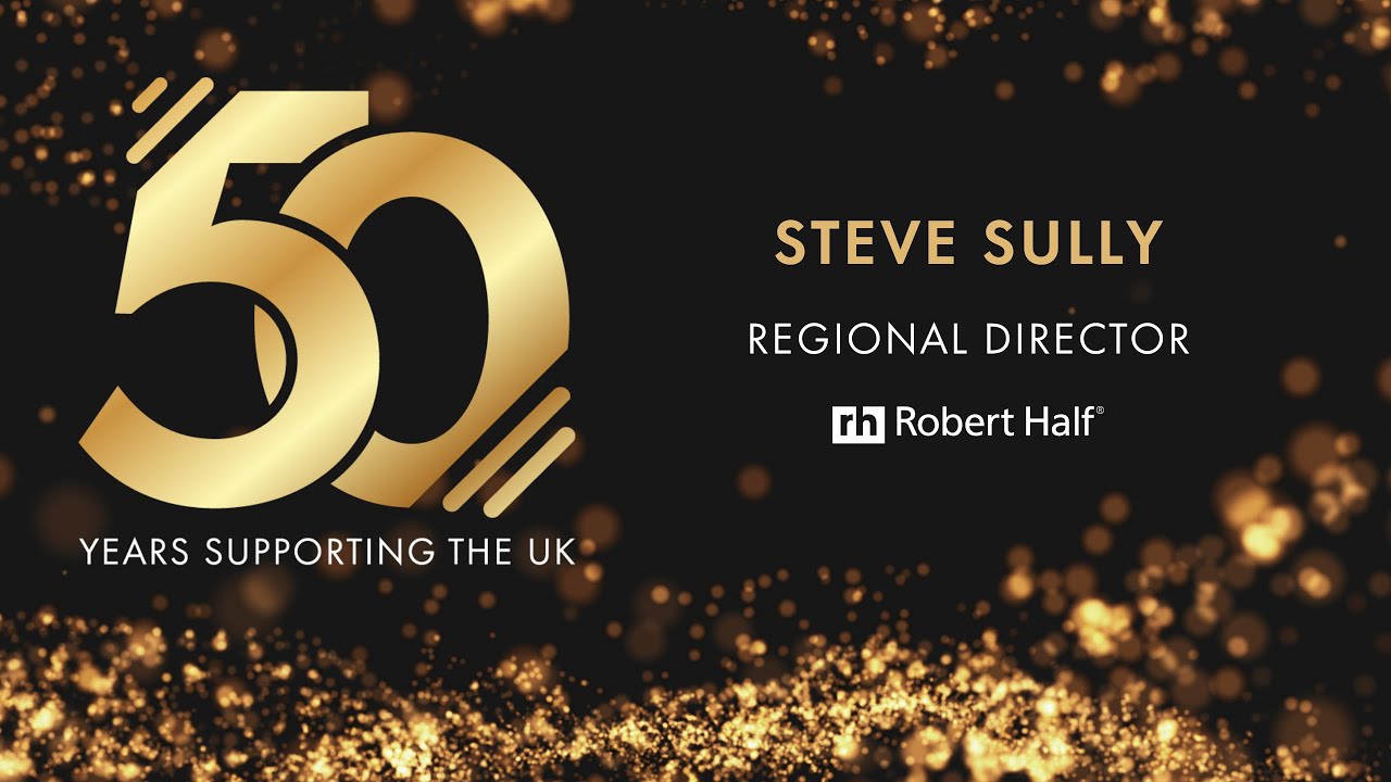 Working At Robert Half Steve Sully Regional Director Youtube