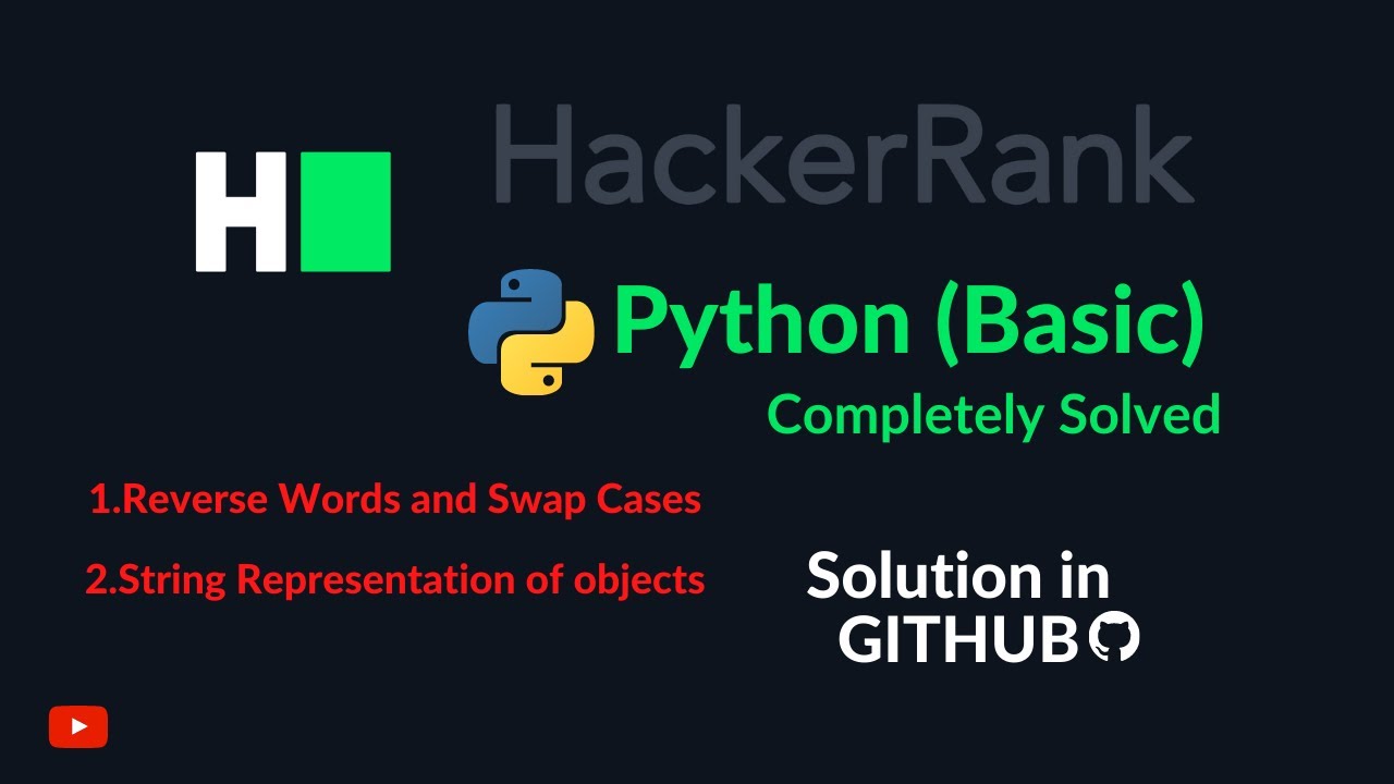 Hackerrank Python Basic Certification Solutions Vscodes Youtube