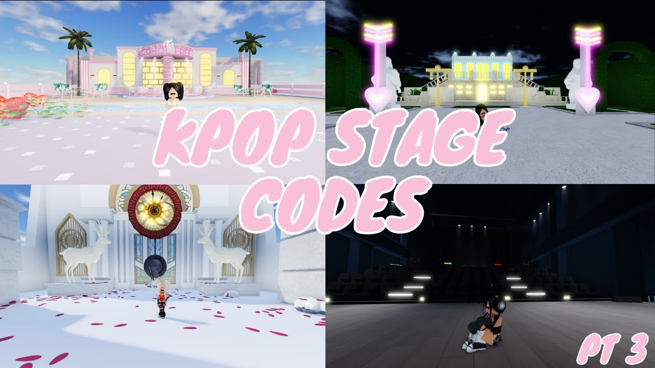 K Pop Stage Codes For Rh Dance Studio Roblox Pt 3 Roblox Rh Dance
