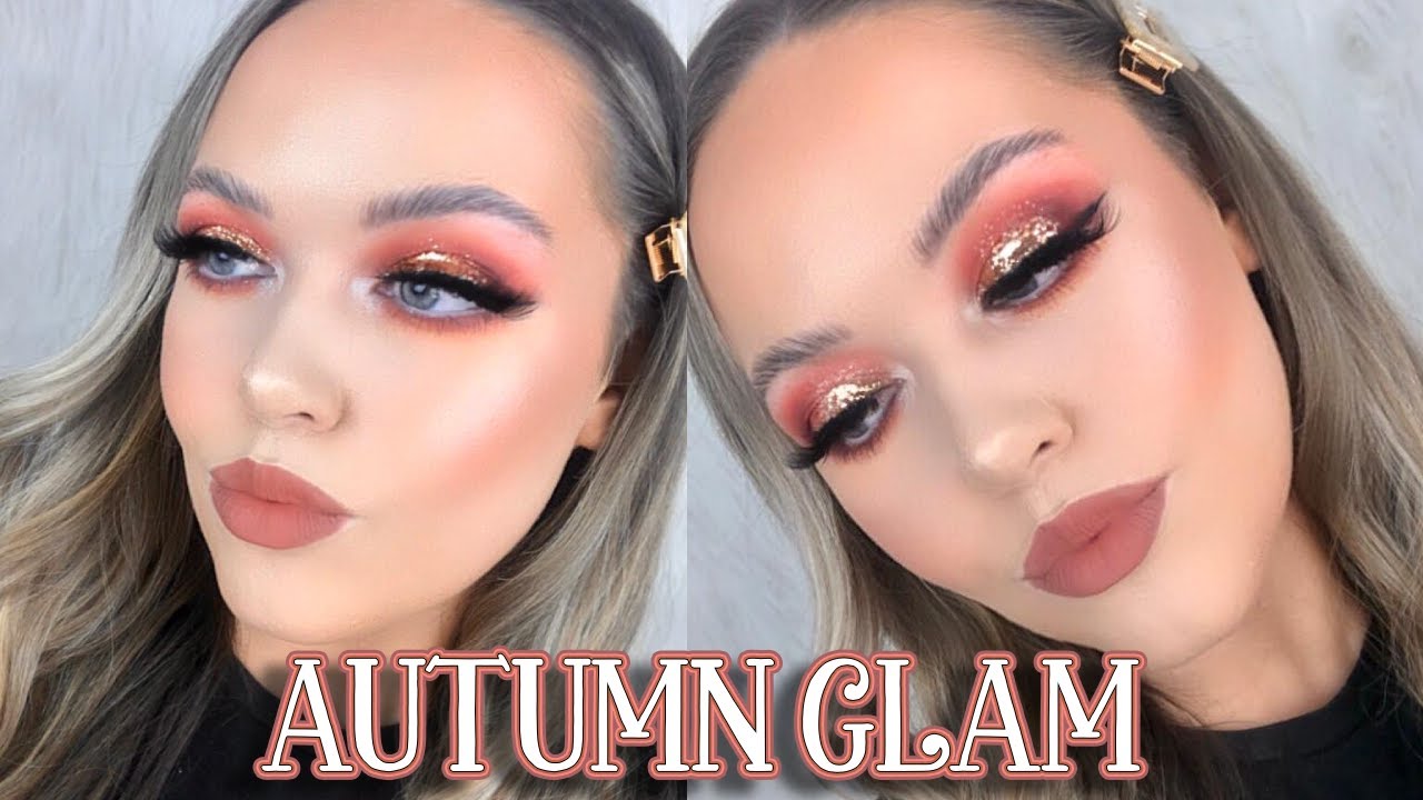 Autumn Fall Full Glam Makeup Tutorial Youtube