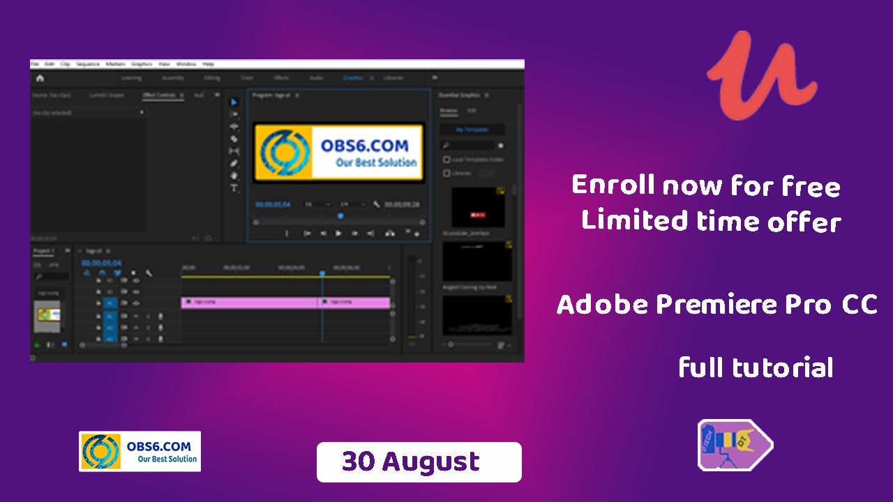 Adobe Premiere Pro Cc Full Tutorial Udemy Free Course Our Best