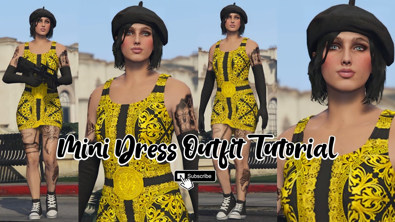 Gta 5 Online Female Mini Dress Outfit Glitch Gta 5 Clothing Glitches