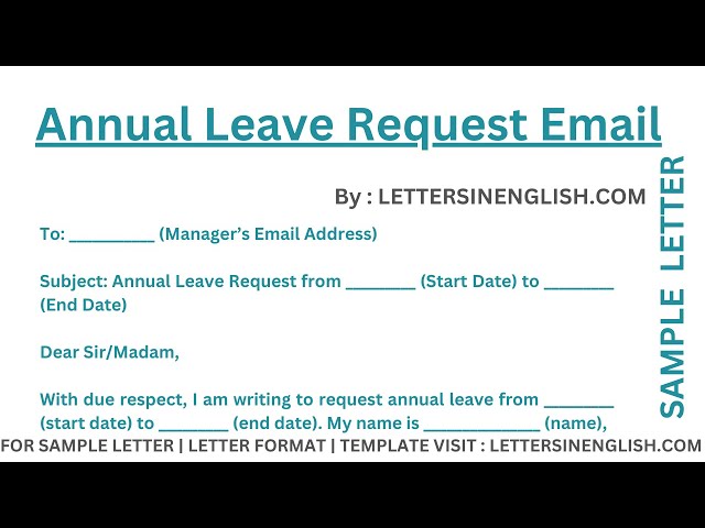 Annual Leave Request Exler Infoupdate Org