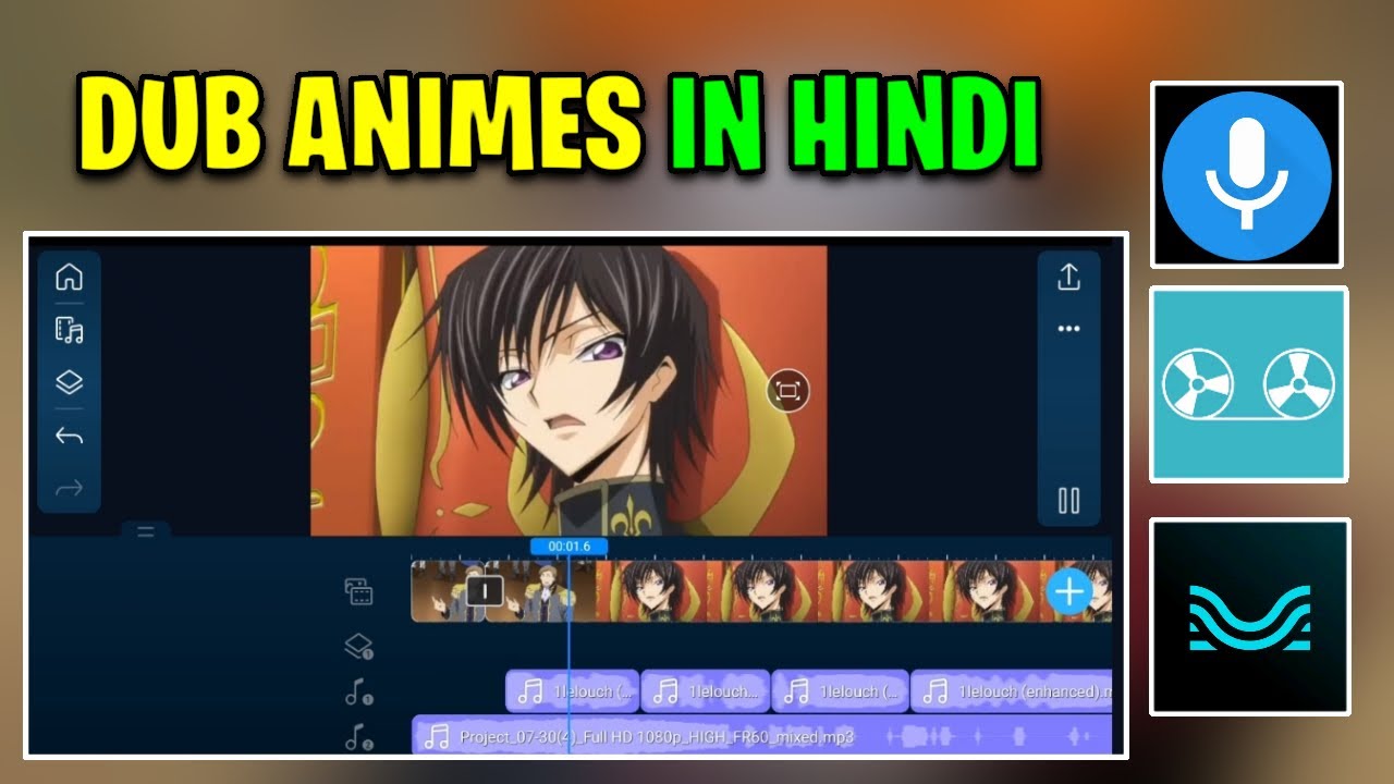How To Dub Animes In Hindi Anime Hindi Dub Payn Youtube