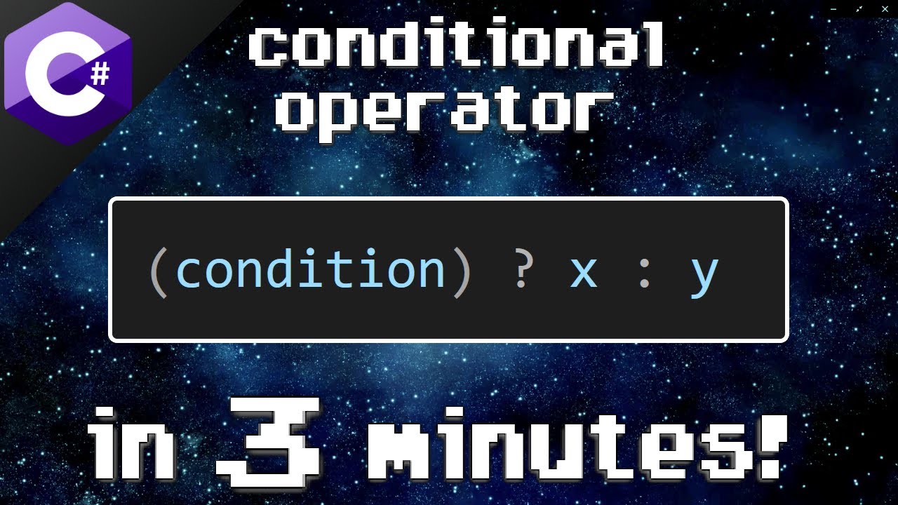 C Conditional Operator Youtube