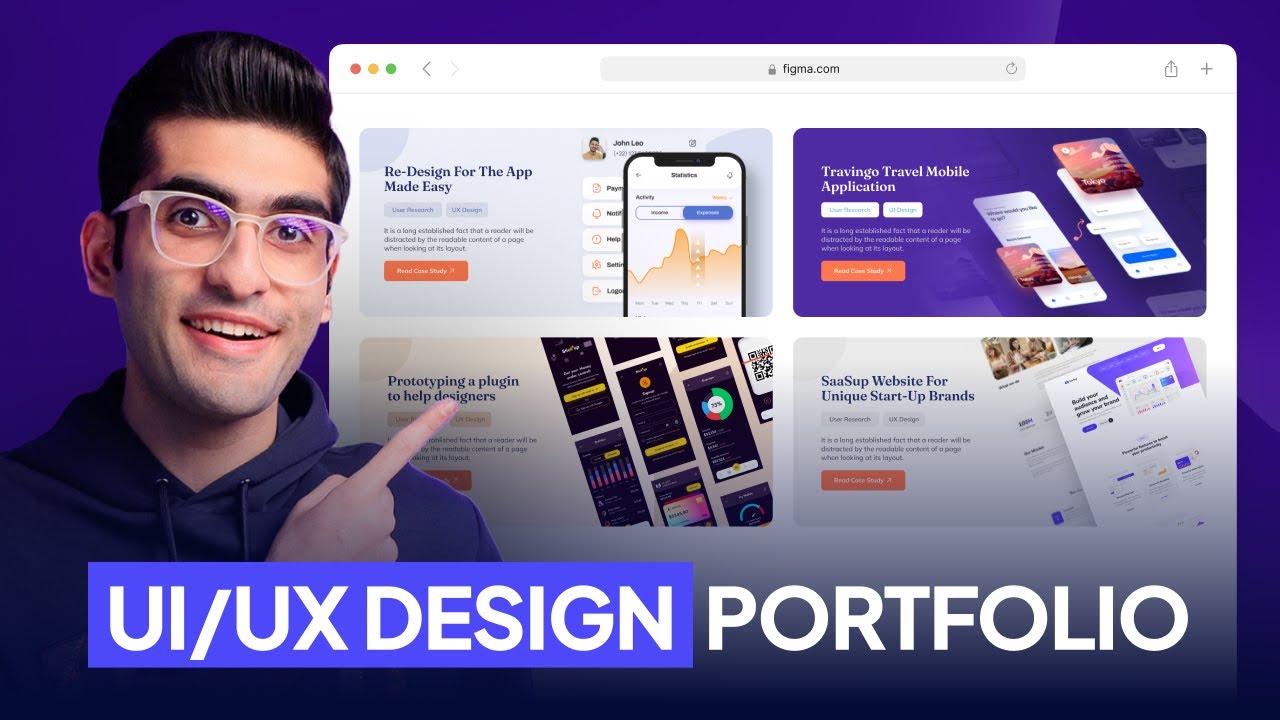 How To Create Your Ui Ux Design Portfolio Beginner S Guide Youtube