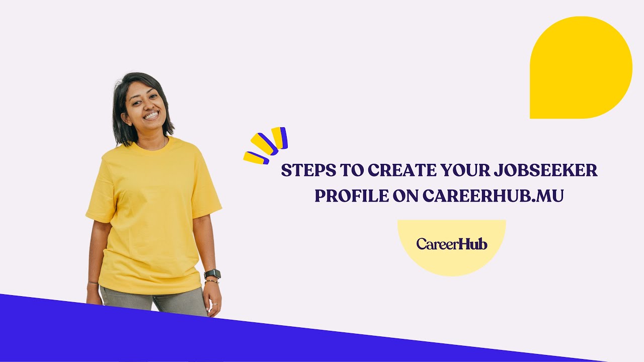 Steps To Create Your Jobseeker Profile On Careerhub Mu Youtube
